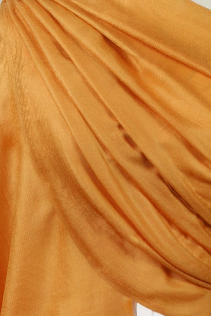 Szal kaszmirowy wieczorowy piaski Sahary - Magia Kaszmiru